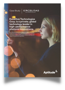 Case Study - Excelitas - Aptitude Software