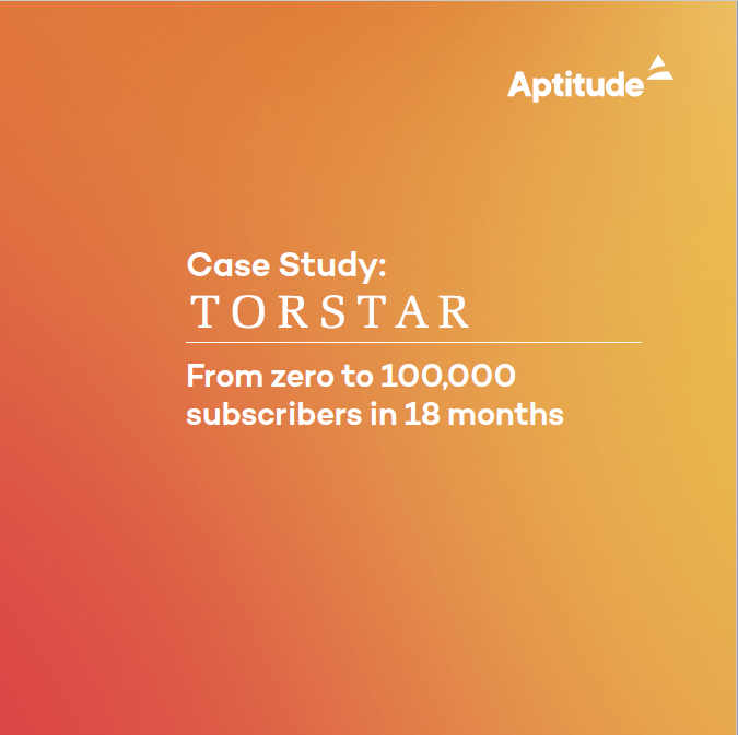 Case Study: Helping Torstar to kick-start direct reader revenues Case Study - Aptitude Software