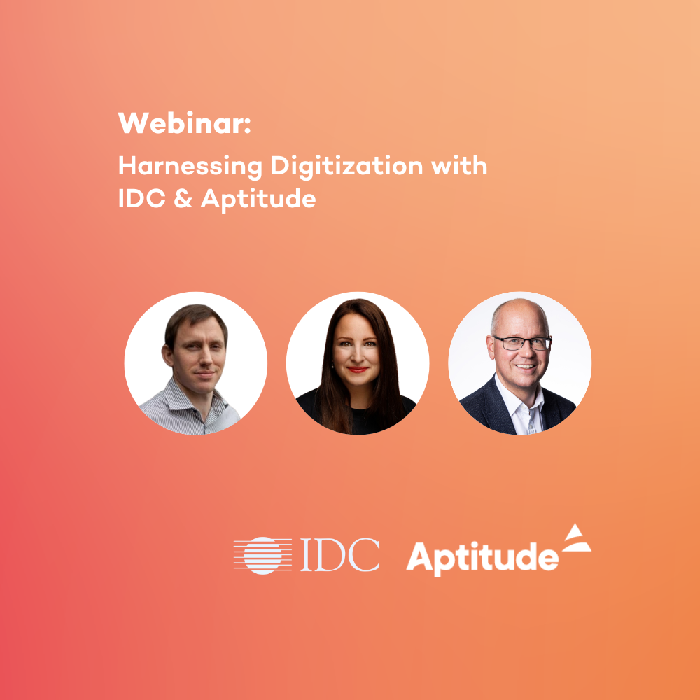 Harnessing Digitization: Insights from IDC & Aptitude